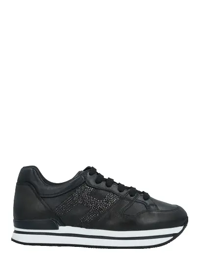 Hogan Light Leather Sneakers - Black