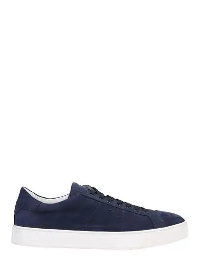 Santoni Leather Sneakers - Blue