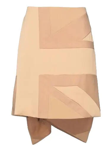Burberry Mini Asymmetric Skirt - Beige