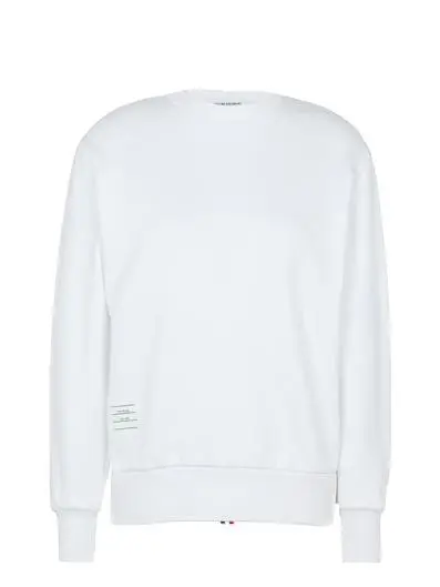 Thom Browne Cotton-elastane Sweatshirt - White