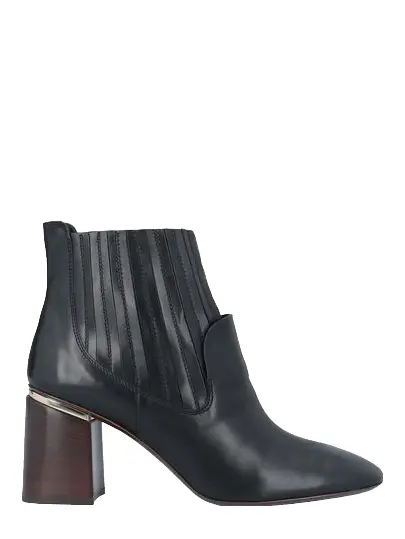 TOD'S Ankle Boots In Soft Leather - Black