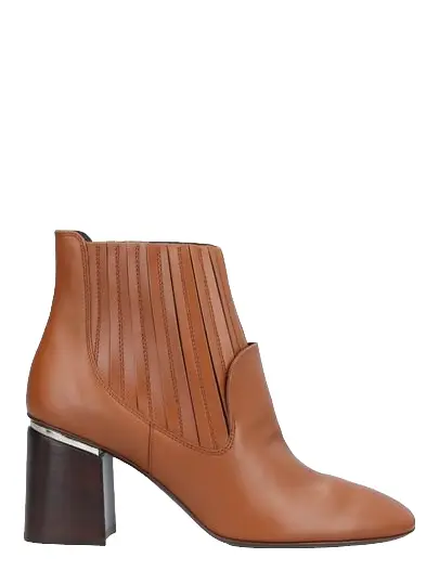 TOD'S Ankle Boots In Soft Leather - Brown