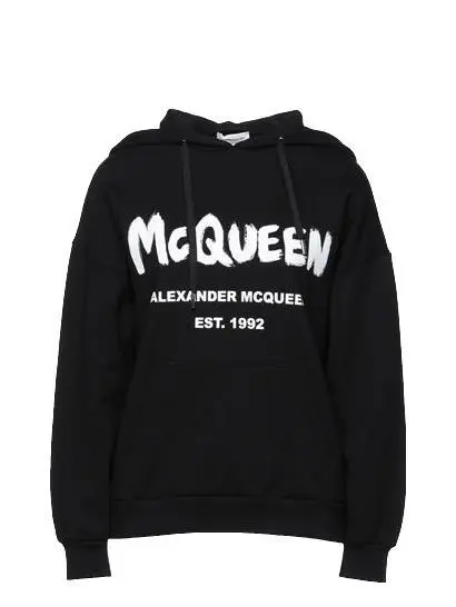 Alexander McQueen Fleece Sweatshirt - Black