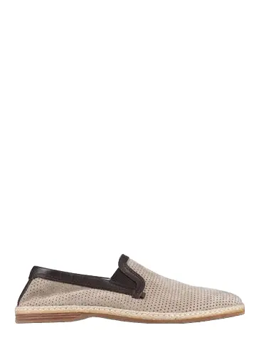 Dolce & Gabbana Suede And Calfskin Espadrilles - Beige