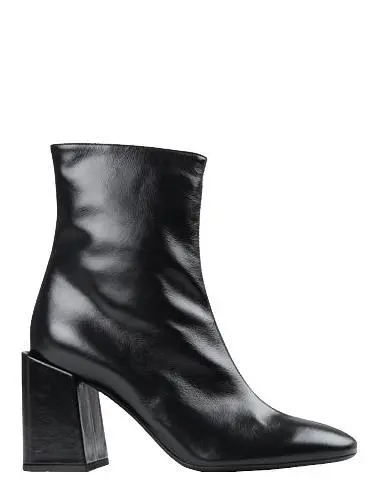 Furla Block Heel Ankle Boots - Black