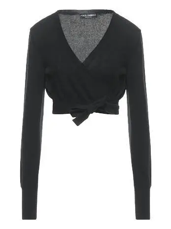 Dolce & Gabbana Cashmere Wrap Cardigan - Black