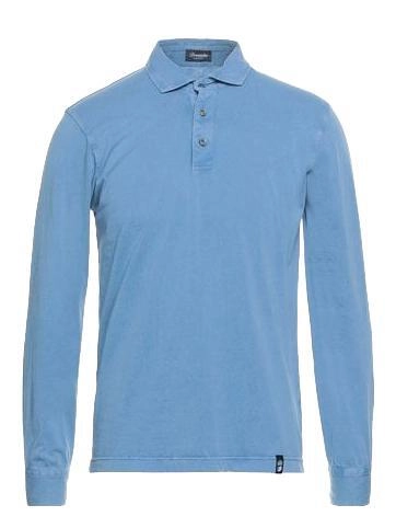 DRUMOHR Polo Shirt Pastel Size Cotton - Blue