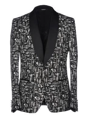 Dolce & Gabbana Blazer Size Silk, Polyester - Black