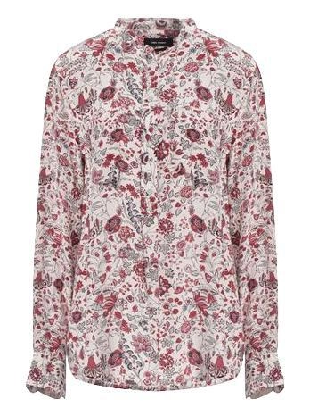 Isabel Marant Étoile Floral Print Satin Top - Ivory