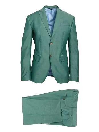 TRUSSARDI Suit Size Polyester, Viscose - Green