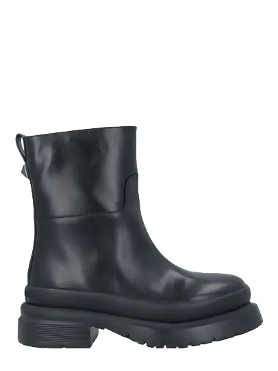 Valentino Garavani Leather Ankle Boots - Black