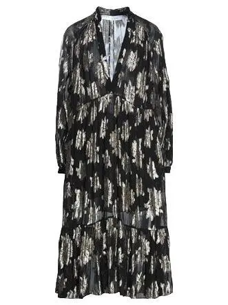 IRO PARIS Midi Dress With Floral Design - Black