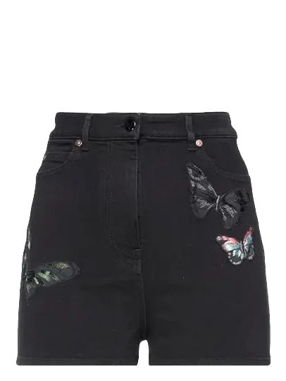Valentino Garavani Denim Hot Pants - Black