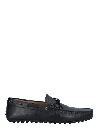 TOD'S Leather Loafers - Black