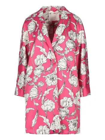 SEVENTY VENEZIA Floral Trench Coat - Pink