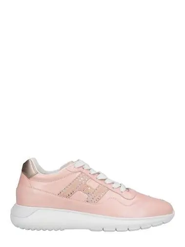 Hogan Sneakers In Leather - Pink