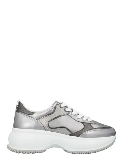 Hogan Soft Leather Sneakers - Grey