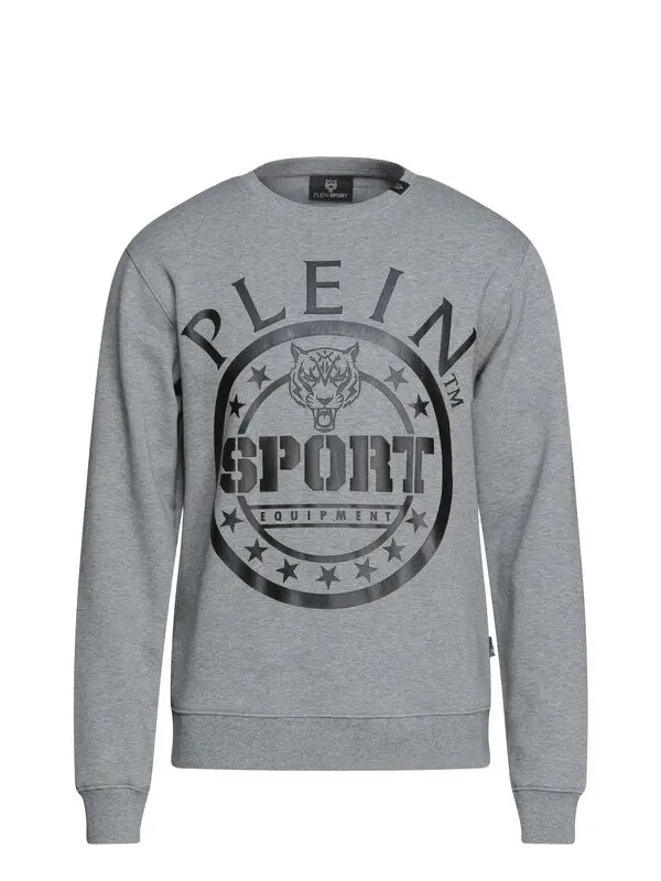 PLEIN SPORT Sweatshirt In Cotton And Polyester - Grey