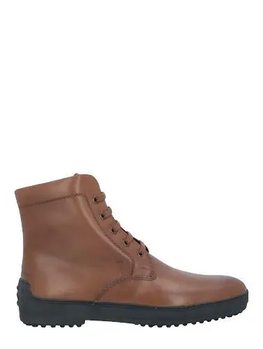 TOD'S Lace-up Ankle Boots - Brown