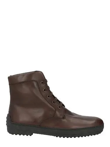 TOD'S Lace-up Ankle Boots - Brown