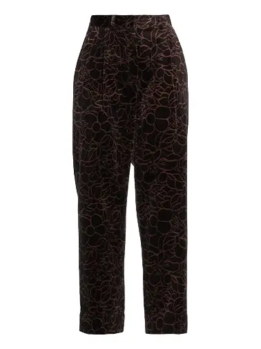 Momoni Straight Leg Pants - Brown