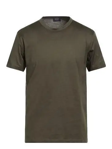 Paul & Shark T-shirt Military Size Cotton - Green
