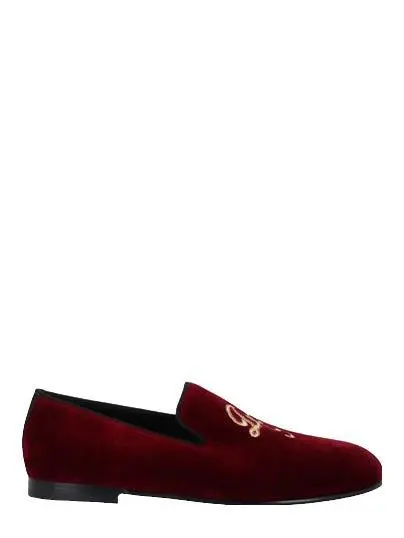 Dolce & Gabbana Textile Loafers - Red