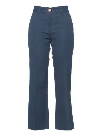See By Chloé Flared Canvas Pants - Blue