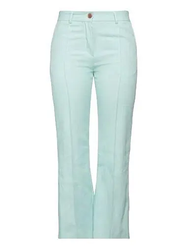 See By Chloé Flared Canvas Pants - Turquoise