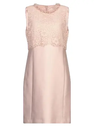 SEVENTY VENEZIA Mini Dress With Lace - Pink