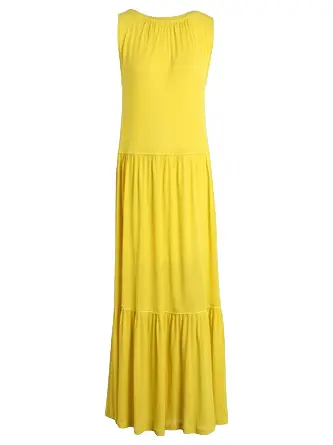 See By Chloé Maxi Flared Dress - Yellow