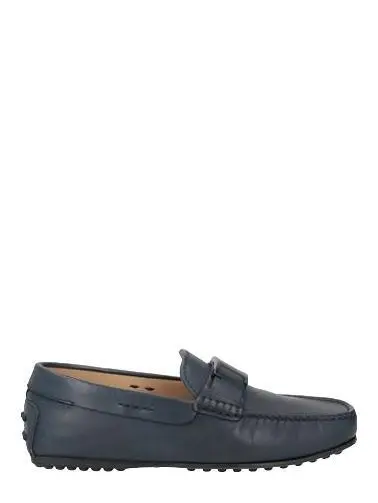 TOD'S Loafers In Leather - Blue