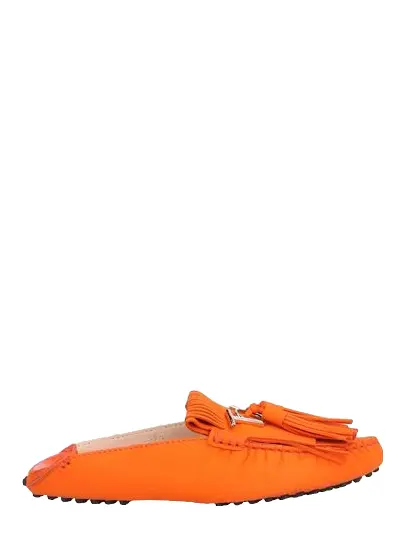 TOD'S Leather Loafers - Orange