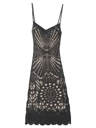 Dsquared2 Knitted Midi Dress - Black