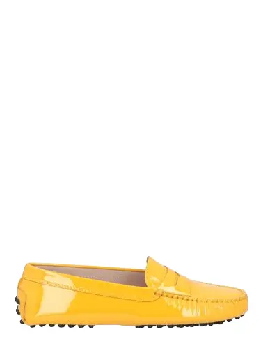 TOD'S Loafers In Soft Leather - Yellow
