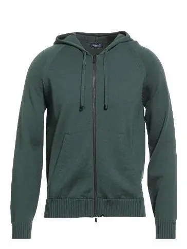 DRUMOHR Merino Wool Zip-up Cardigan - Green