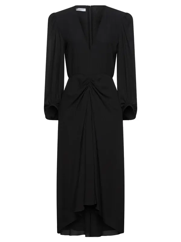 Philosophy Di Lorenzo Serafini Flared Midi Dress - Black