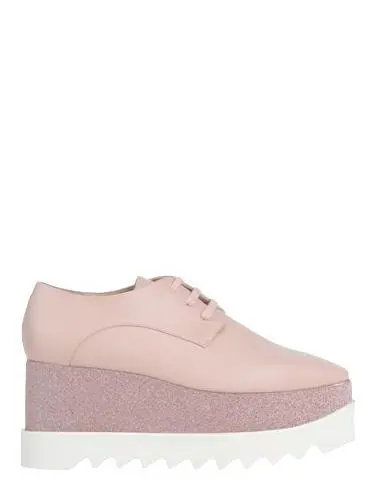 Stella McCartney Lace-up Wedge Shoes - Pink