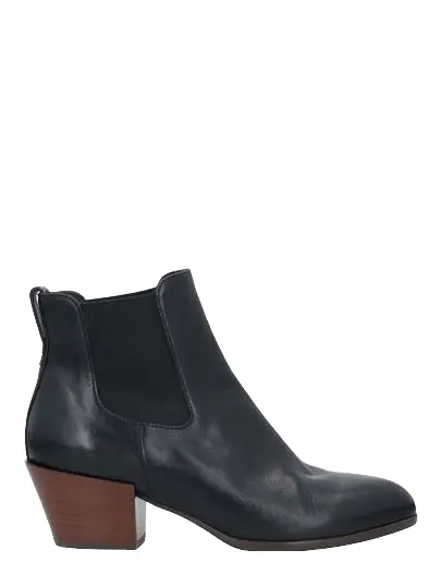 Hogan Leather Chelsea Ankle Boots - Black