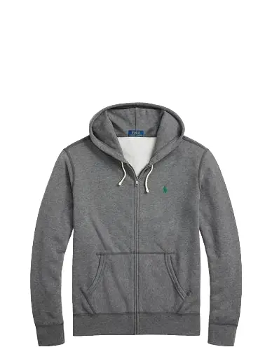Polo Ralph Lauren Full Zip Fleece Hoodie - Grey
