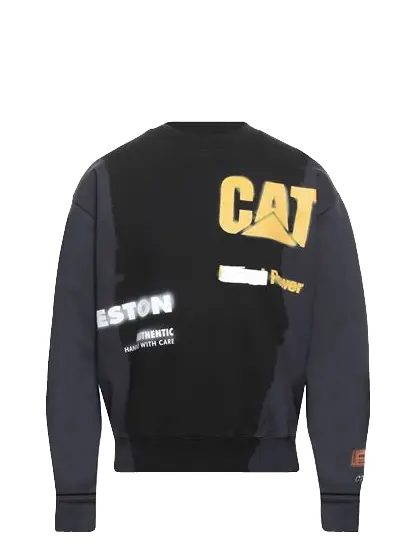 HERON PRESTON X CATERPILLAR Printed Sweatshirt - Black