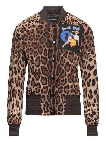 Dolce & Gabbana Leopard-print Jacket - Brown