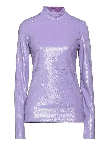 MSGM Top In Pvc, Polyamide, And Elastane - Purple
