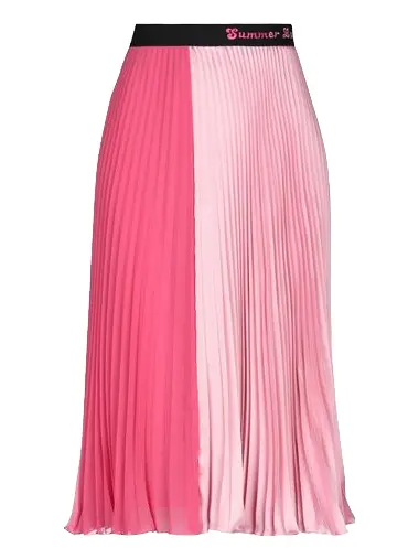Pinko Midi Pleated Skirt - Fuchsia