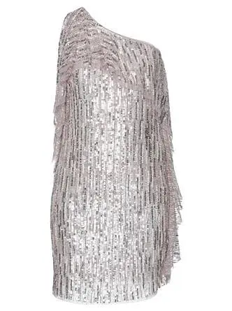 Elisabetta Franchi Sequined Mini Dress - Purple