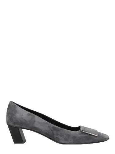 ROGER VIVIER Pumps In Leather - Grey