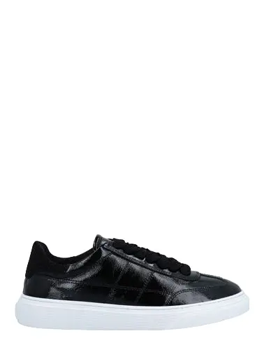 Hogan Soft Leather Sneakers - Black