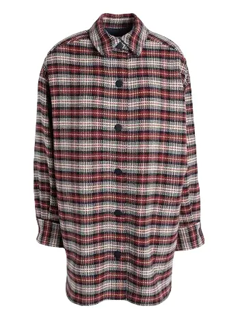 See By Chloé Tweed Tartan Shirt - Red