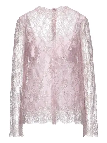 Dolce & Gabbana Lace Metallic Top - Pink