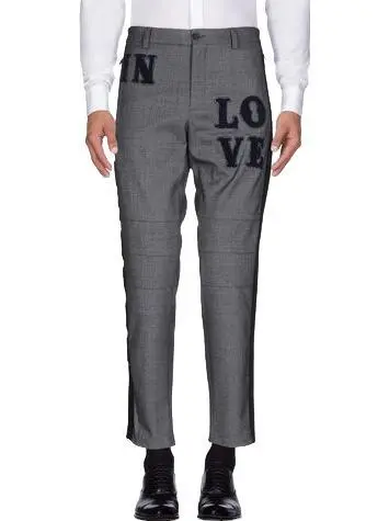 Dolce & Gabbana Casual Pants In Cotton, Wool And Elastane - Grey